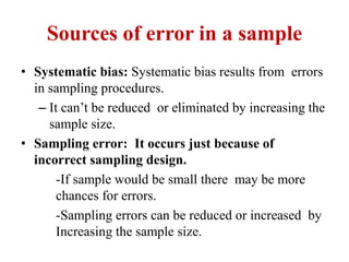 Sampling presentation | PPT