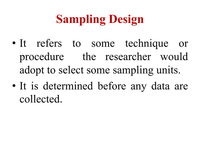 Sampling presentation | PPT