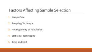 Sampling Procedure | PPT