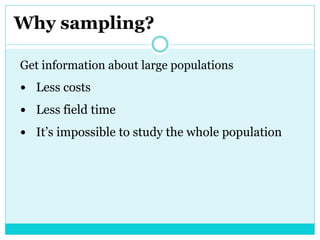 Sampling procedure | PPTX