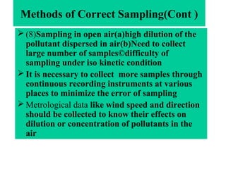 Sampling procedures | PPT | Indoor Environmental Quality | Home & Garden