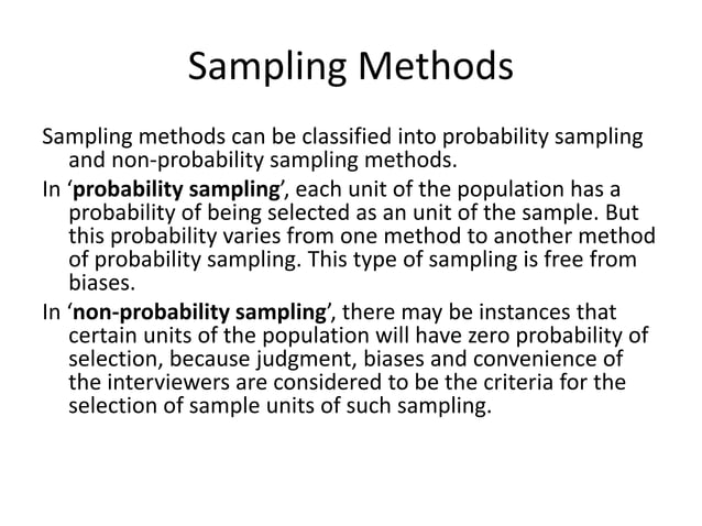 Sampling (random) method and Non random.ppt