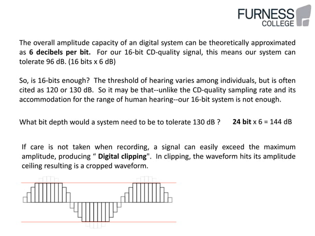 Sampling rate bit depth | PPTX
