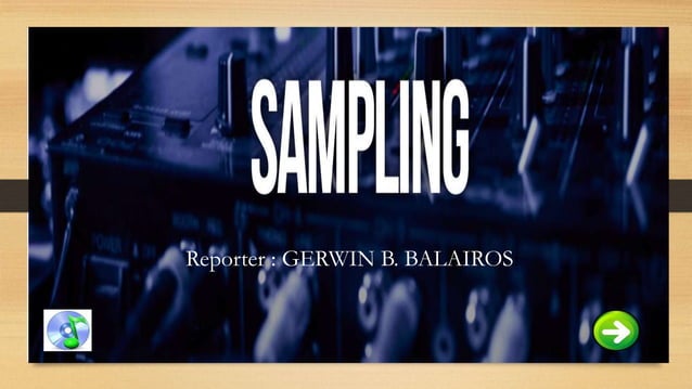 Sampling report 2017 | PPT