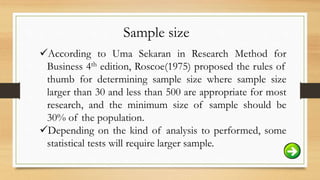 Sampling report 2017 | PPT