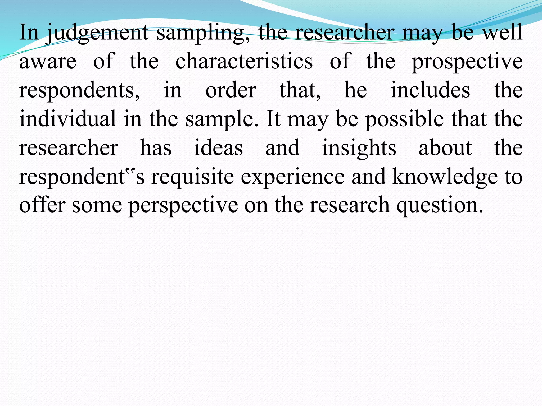 Sampling research method | PPT