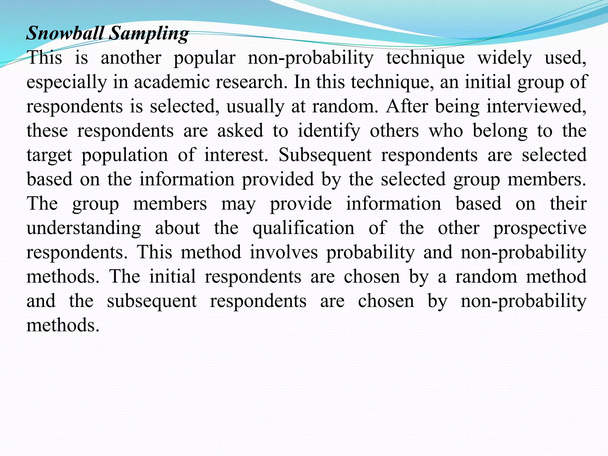 Sampling research method | PPT