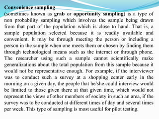Sampling research method | PPT