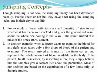 Sampling research method | PPT
