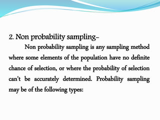 Sampling research method | PPT