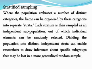 Sampling research method | PPT