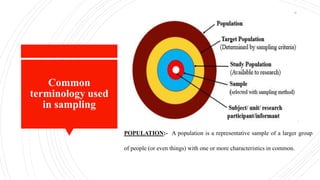 Sampling seminar ppt | PPTX