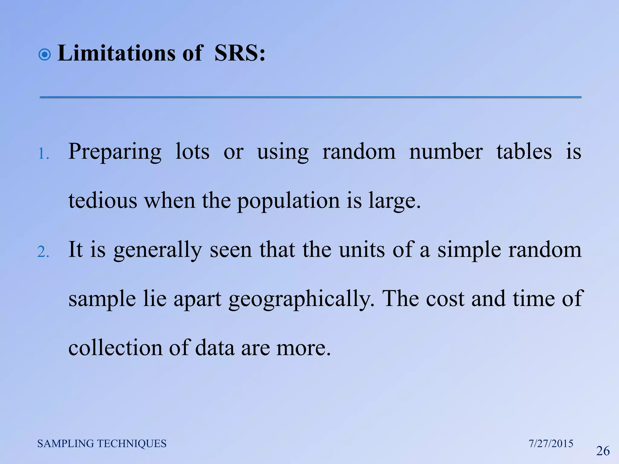 Sampling techniques | PPTX | Science