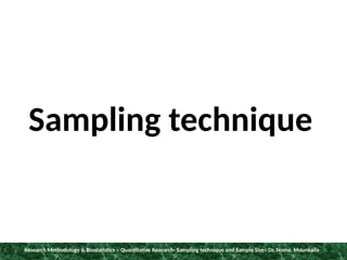 Sampling technique and sample size..pptx