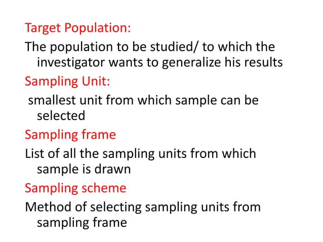 Sampling Technique and Sample Size Determination | PPTX