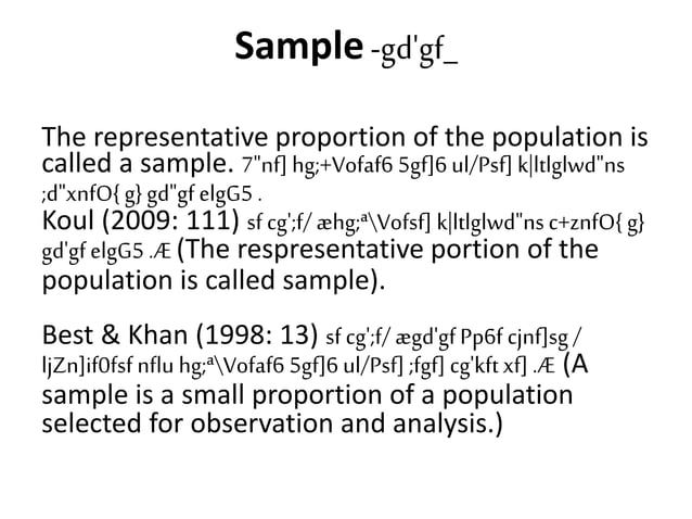 Sampling Technique and Sample Size Determination | PPTX