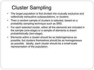 Sampling technique for 2 nd yr pbbsc nsg | PPT