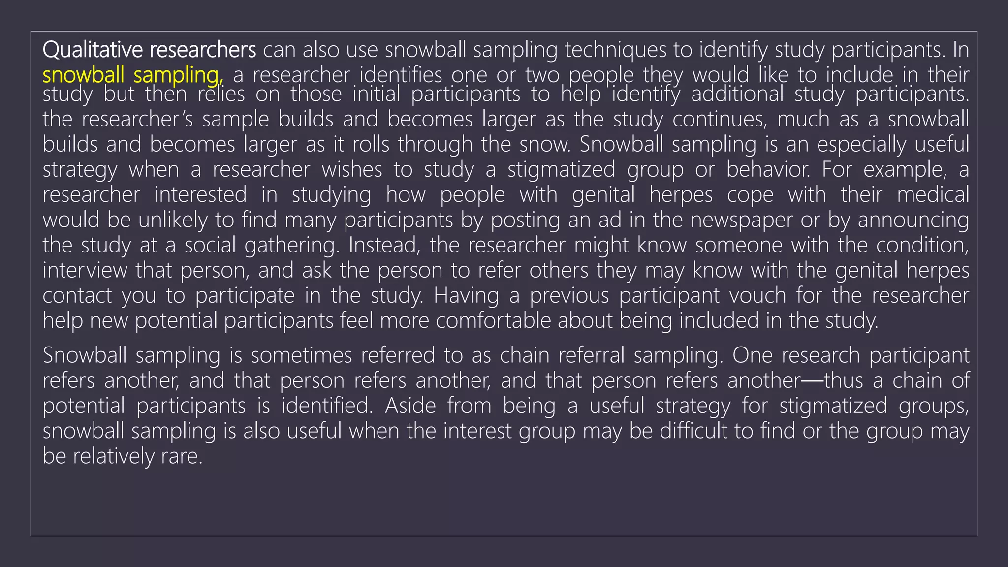 Sampling technique in quantitative and qualitative research | PPTX