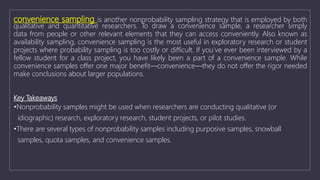 Sampling technique in quantitative and qualitative research | PPTX