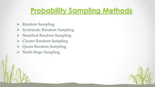 Sampling technique ppt | PPTX