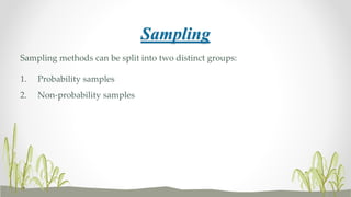 Sampling technique ppt | PPTX