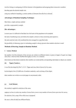 Sampling techniques | PDF