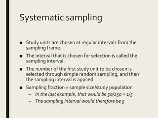 Sampling Techniques | PPT