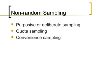 Sampling Techniques | PPT | Science