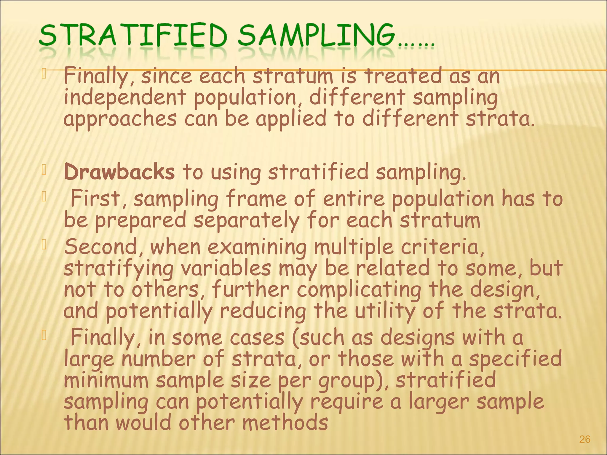 Sampling techniques | PPT | Science