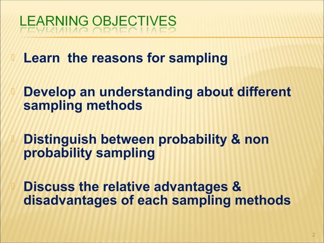 Sampling techniques | PPT
