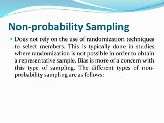 Sampling techniques | PPTX