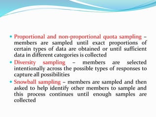 Sampling techniques | PPTX