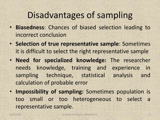 Sampling techniques | PPT