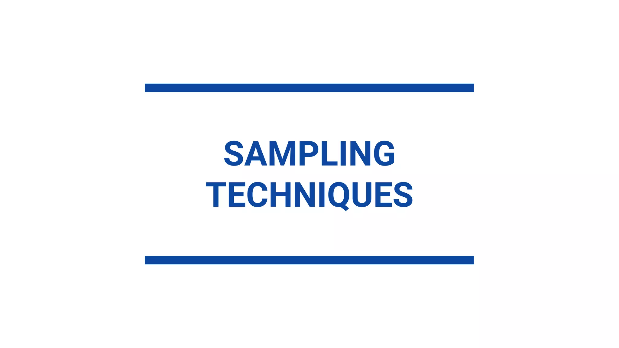 Sampling techniques Psychology | PPTX