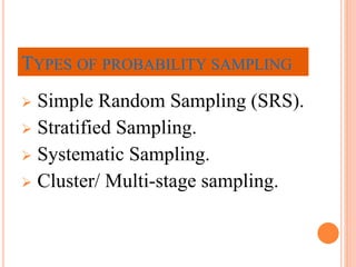 Sampling techniques | PPT