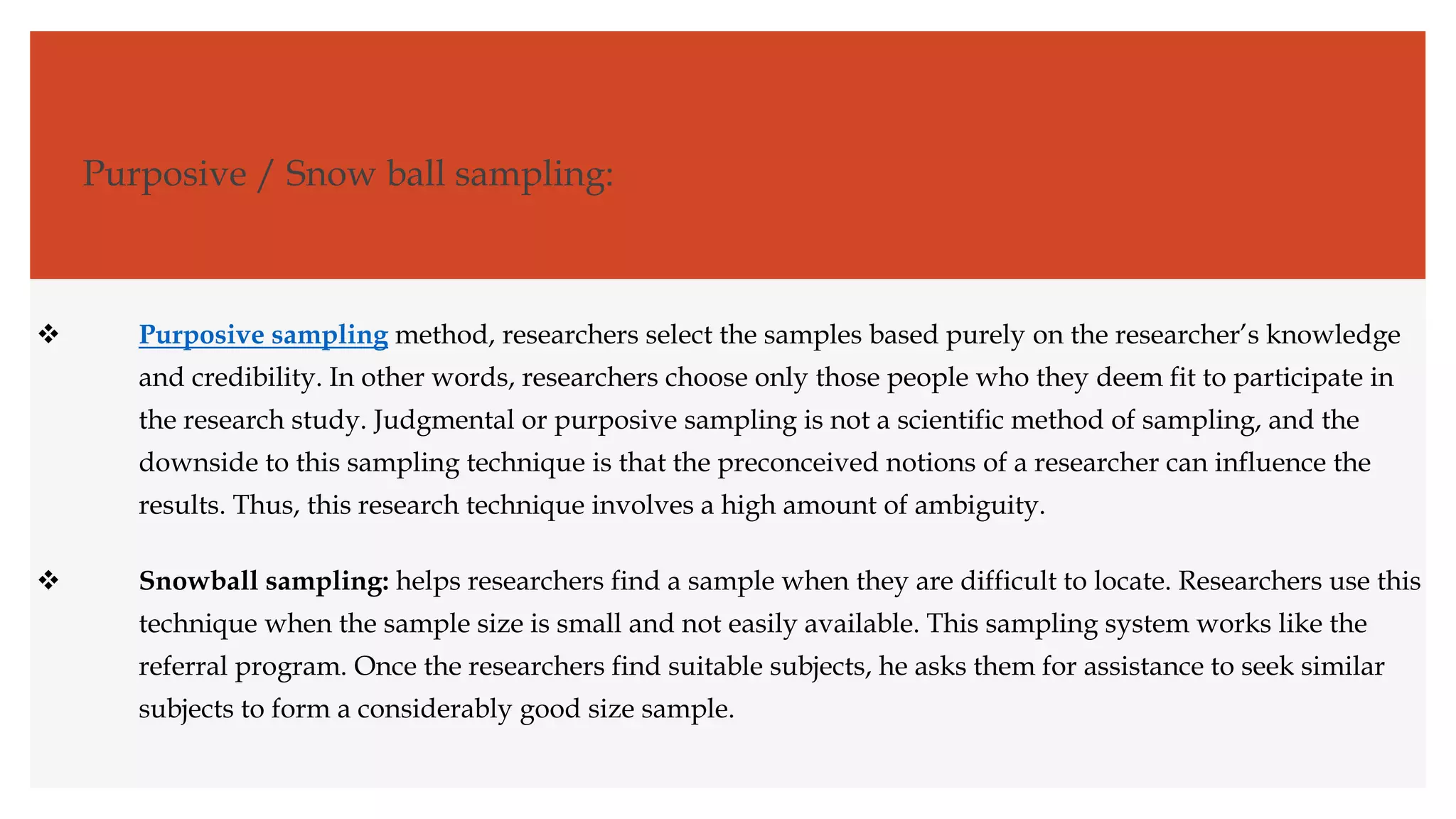 Sampling techniques | PPTX