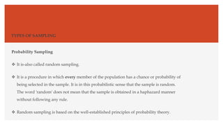 Sampling techniques | PPTX