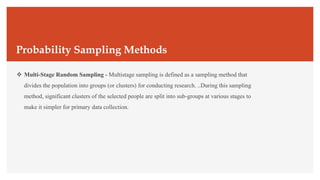 Sampling techniques | PPTX