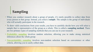 Sampling Techniques that basically explains sampling | PPT