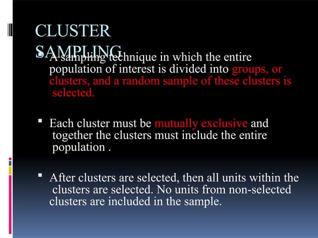 sampling techniques | PPT