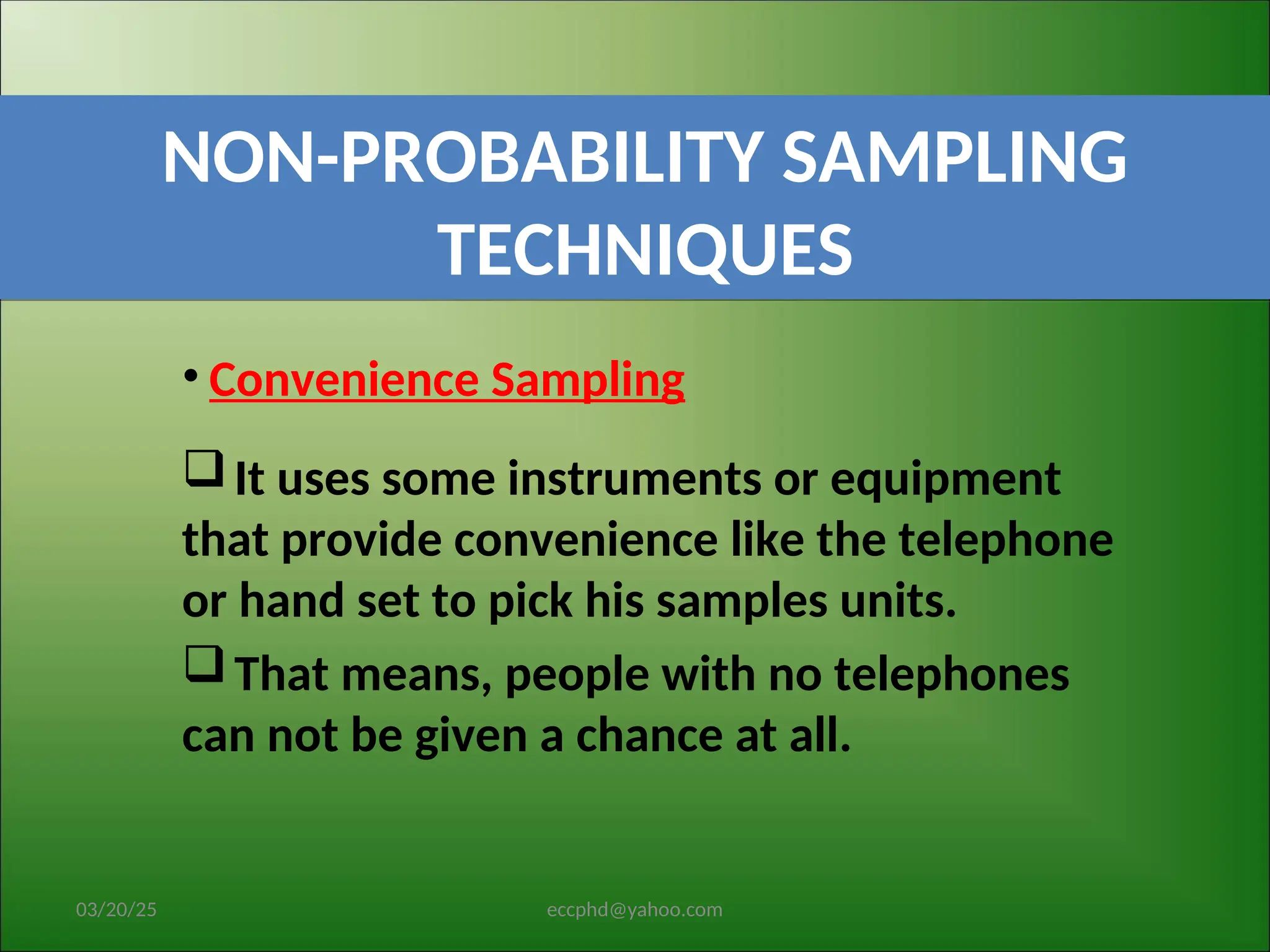 Sampling Techniques and probability .ppt