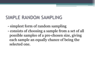 Sampling techniques 2 | PPTX