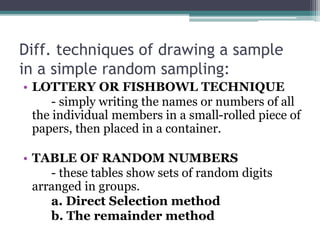 Sampling techniques 2 | PPT