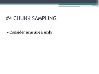 Sampling techniques 2 | PPT