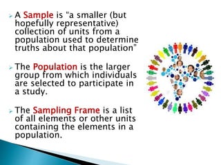 Sampling techniques and types | PPTX