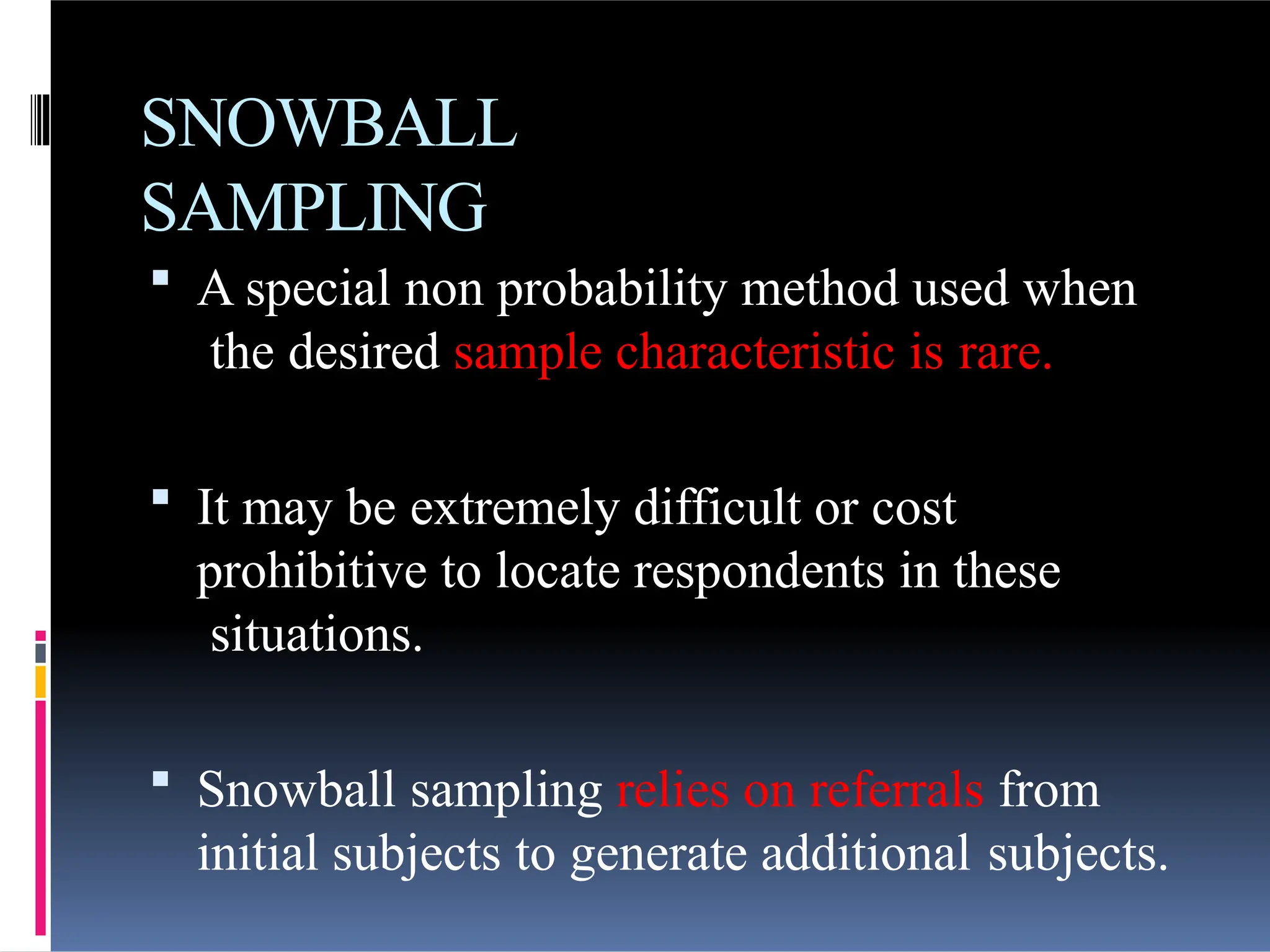 Sampling techniques types advantages disadvantages | PPTX