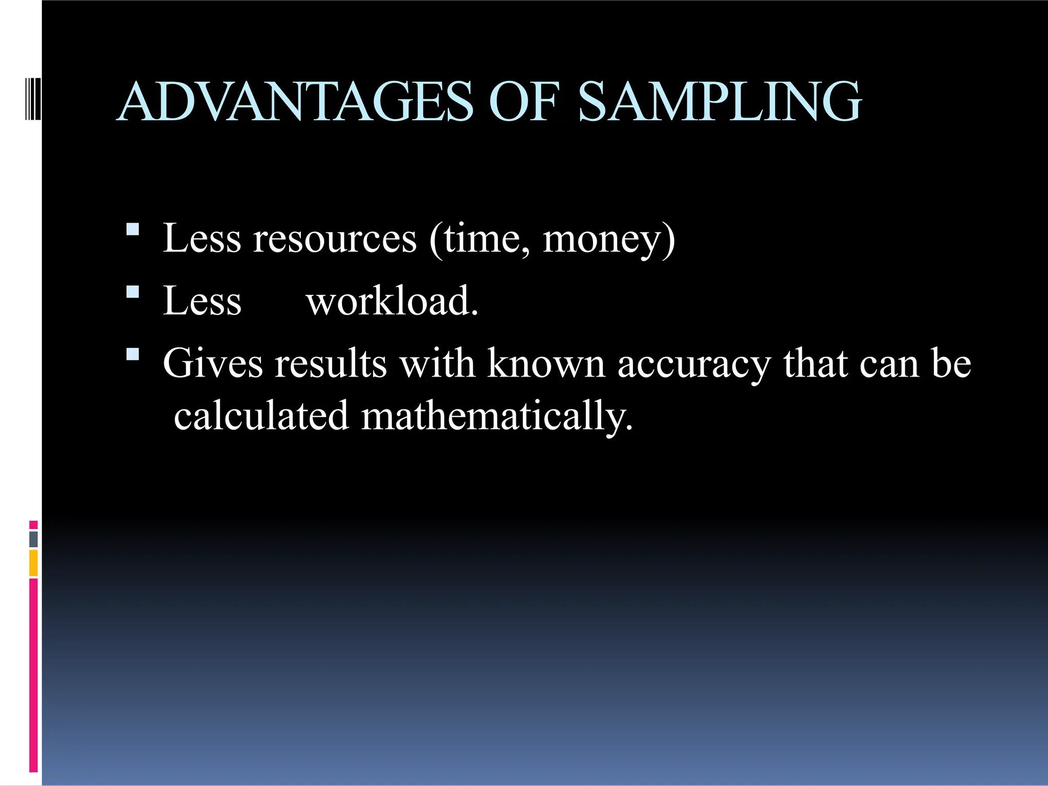 Sampling Techniques Types Advantages Disadvantages Pptx
