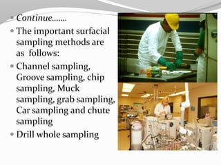 Sampling techniques for mineral deposit | PPTX