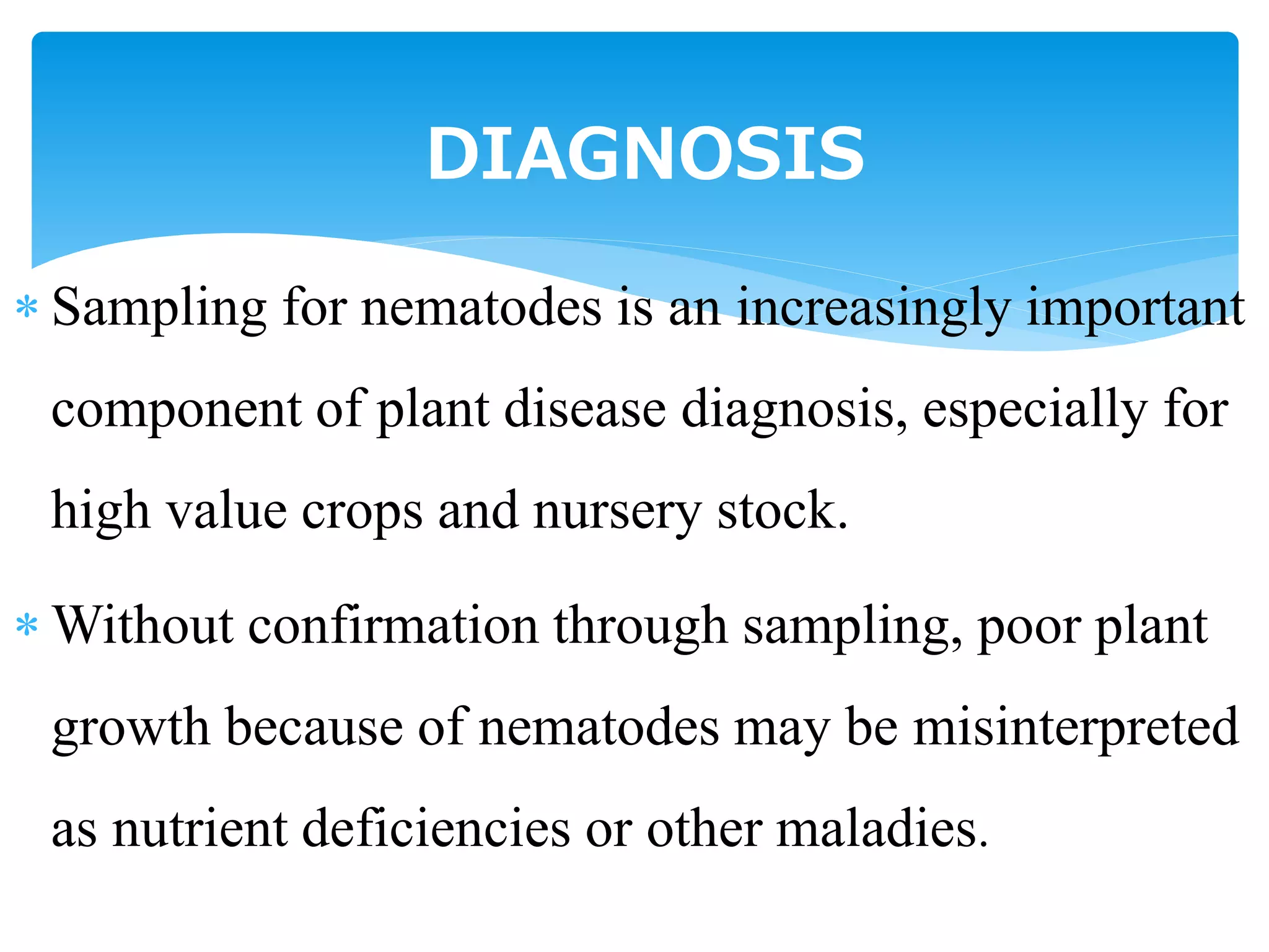Sampling techniques for nematode assay | PPTX