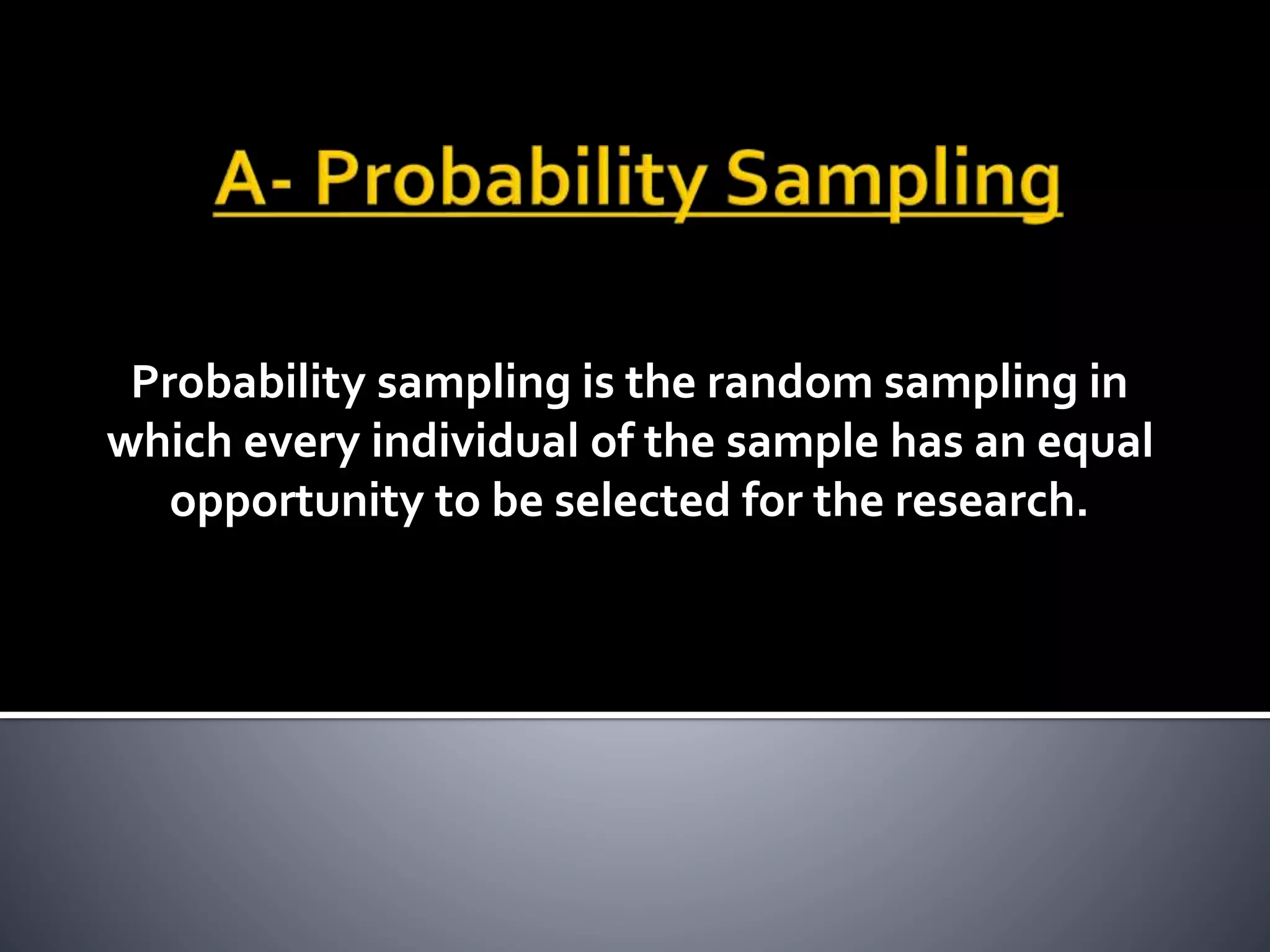 Samplingtechniquesforthesiswriting | PPT